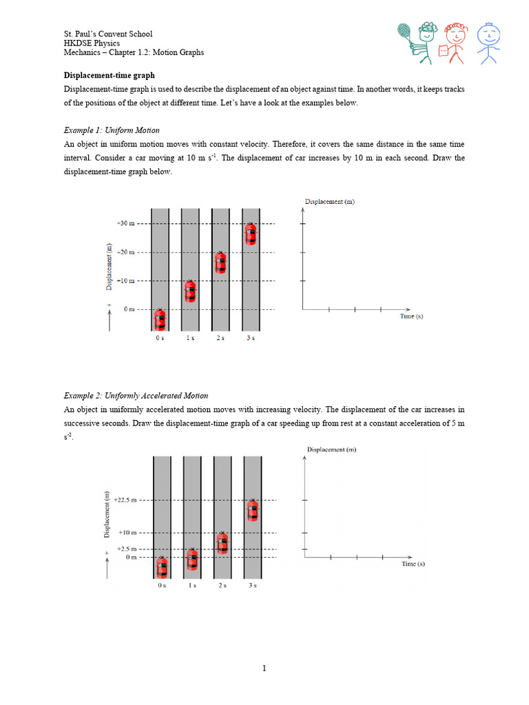Motion Graphs in HKDSE Physics | PDF | Acceleration | Velocity