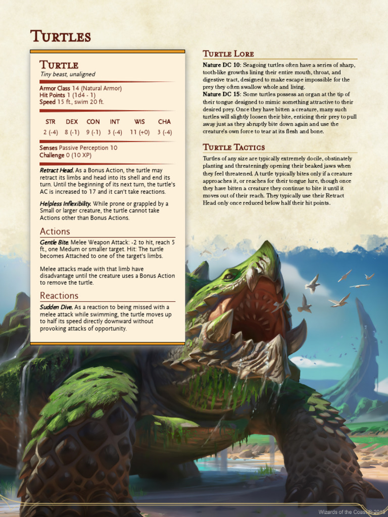 Turtles - The Homebrewery | PDF | Turtle | Zoology