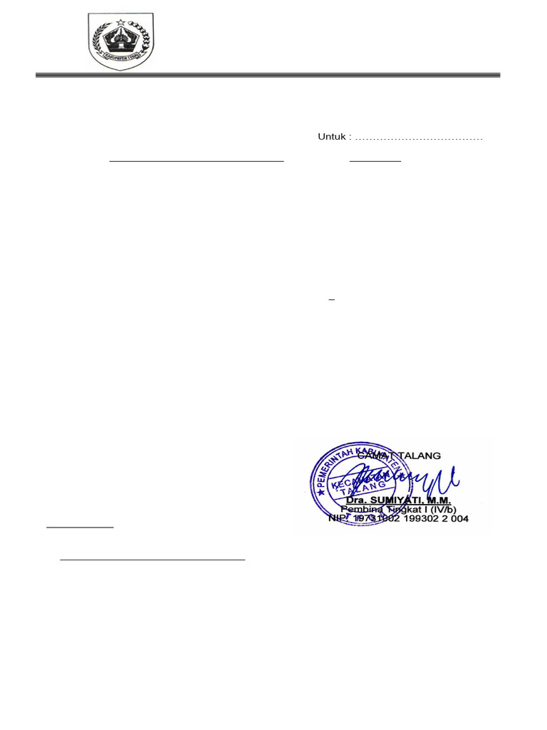 Surat musdes p3ke | PDF