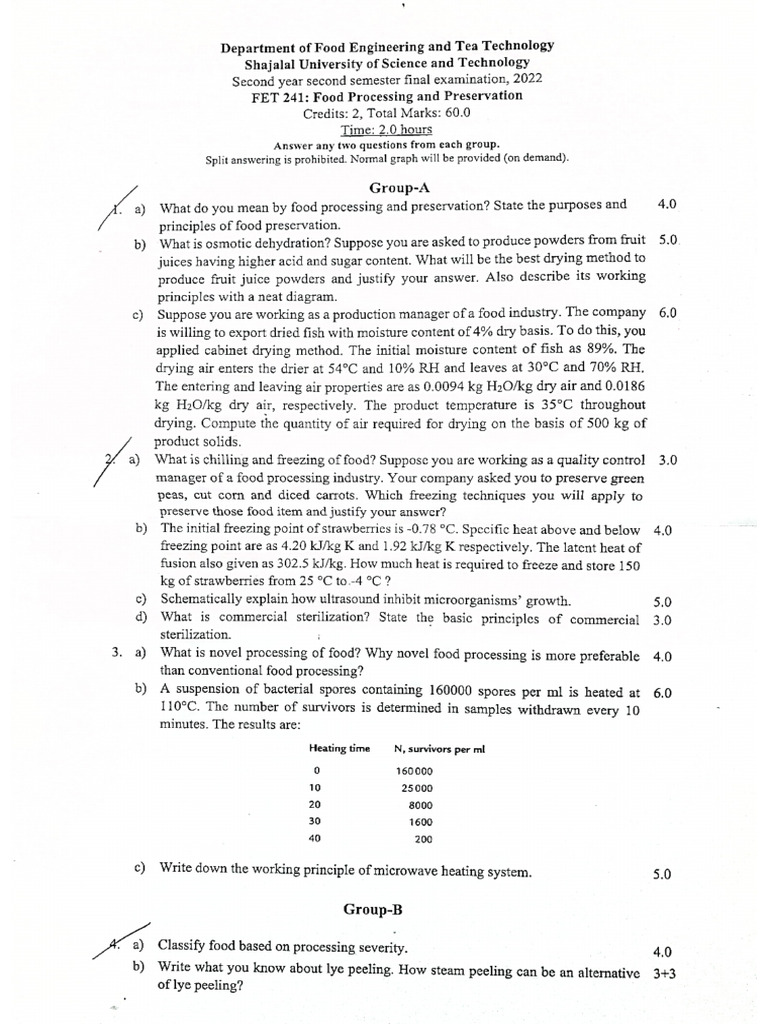 3.food Processing & Preservation | PDF