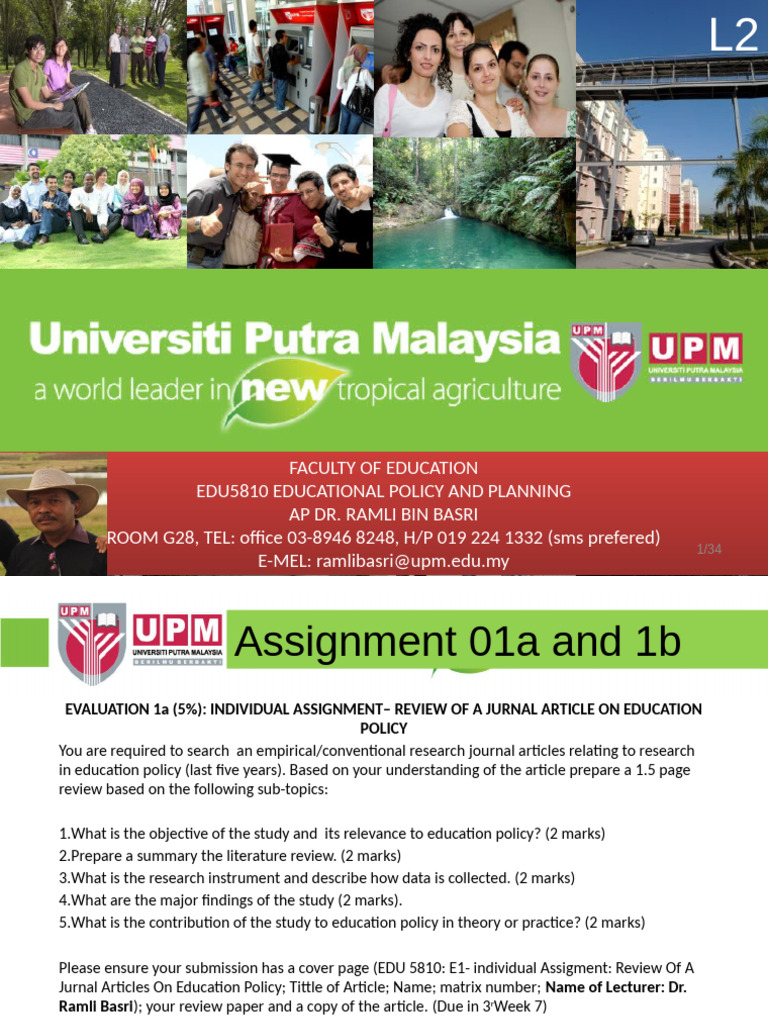 003a L02 Education Policy Planning | PDF | Policy