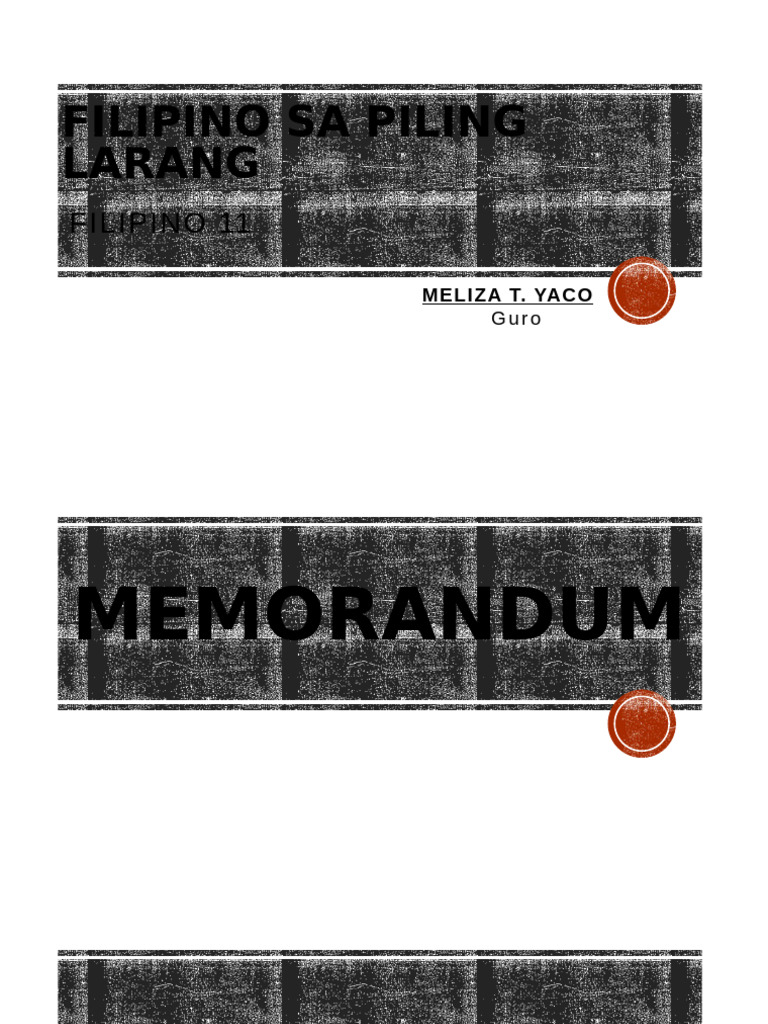 Memorandum | PDF