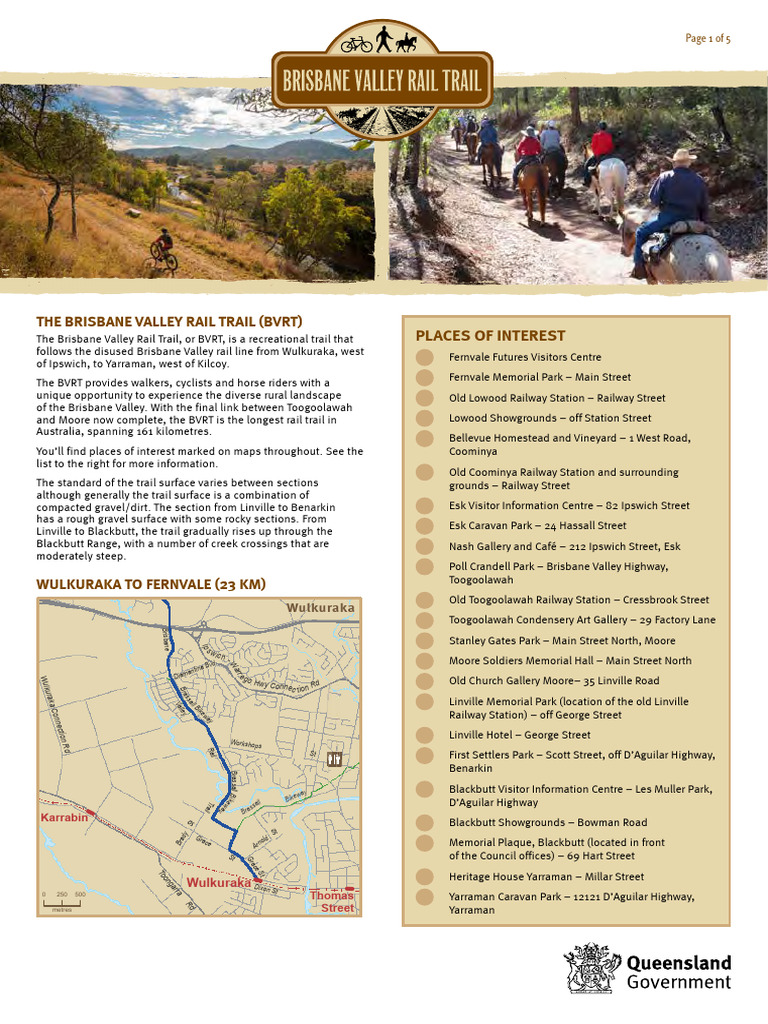 BVRT Brochure 2021 TMR Map 0918 | PDF | Adventure | Rail Infrastructure