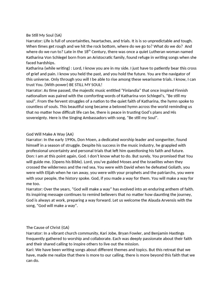 En Masse Script | PDF | Jesus | Paul The Apostle
