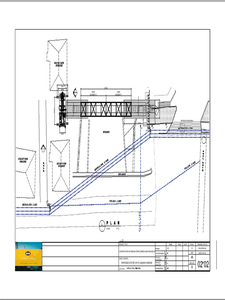 Drawing1.dwg lifting plan1OF2 | PDF