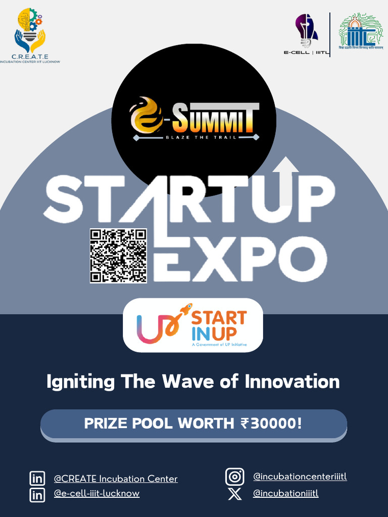 E Summit Startup Expo Brochure | PDF | Entrepreneurship | Startup Company