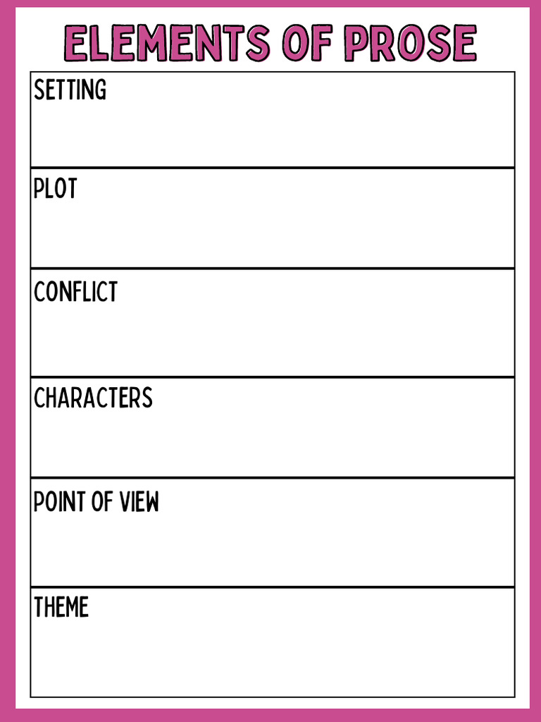 Pink Simple Story Elements Reading Worksheet - 20250310 - 101139 - 0000 ...