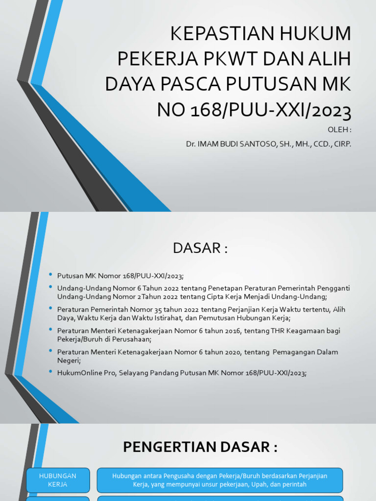 Materi Pak Imam (Dekan FH Unsika) | PDF