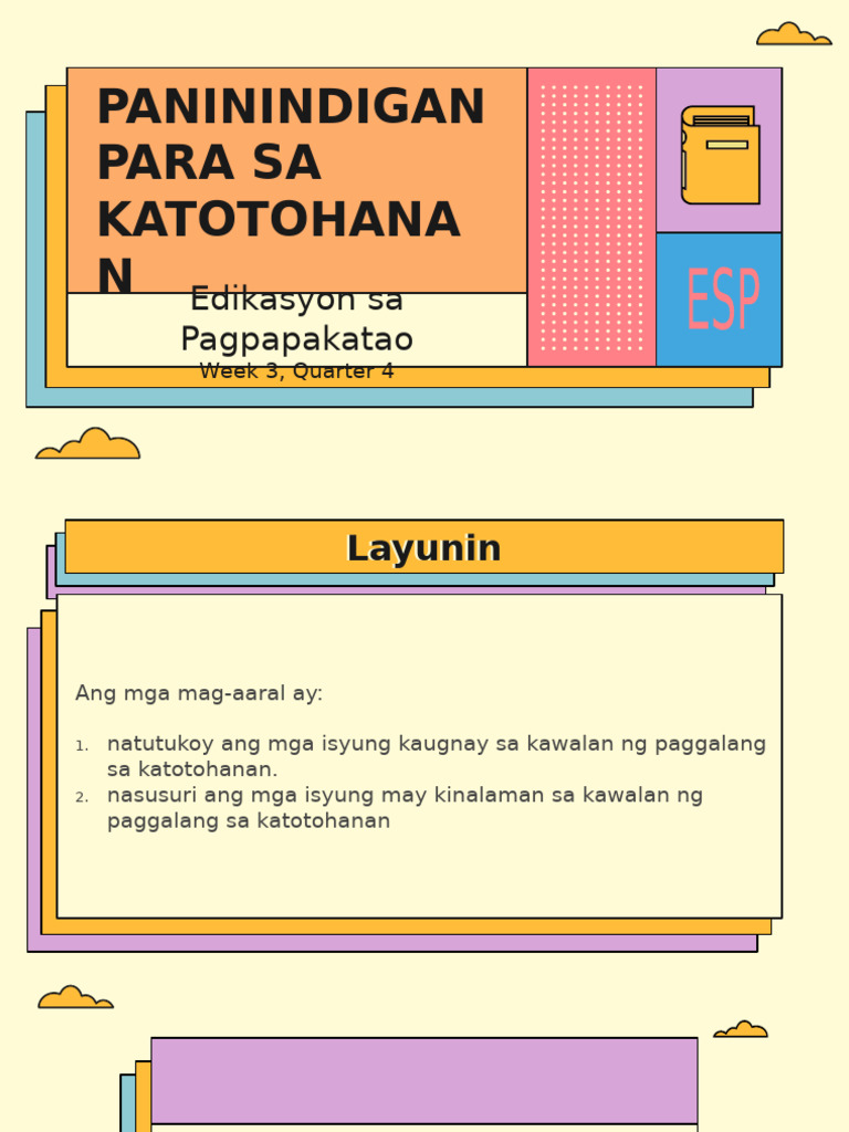 Paninindigan para Sa Katotohana N | PDF