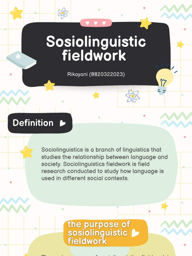Sosiolinguistik Fieldwork | PDF