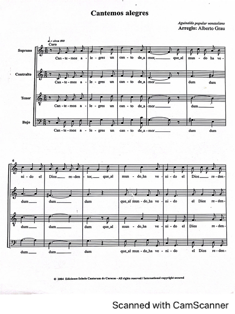 Cantemos Alegres | PDF