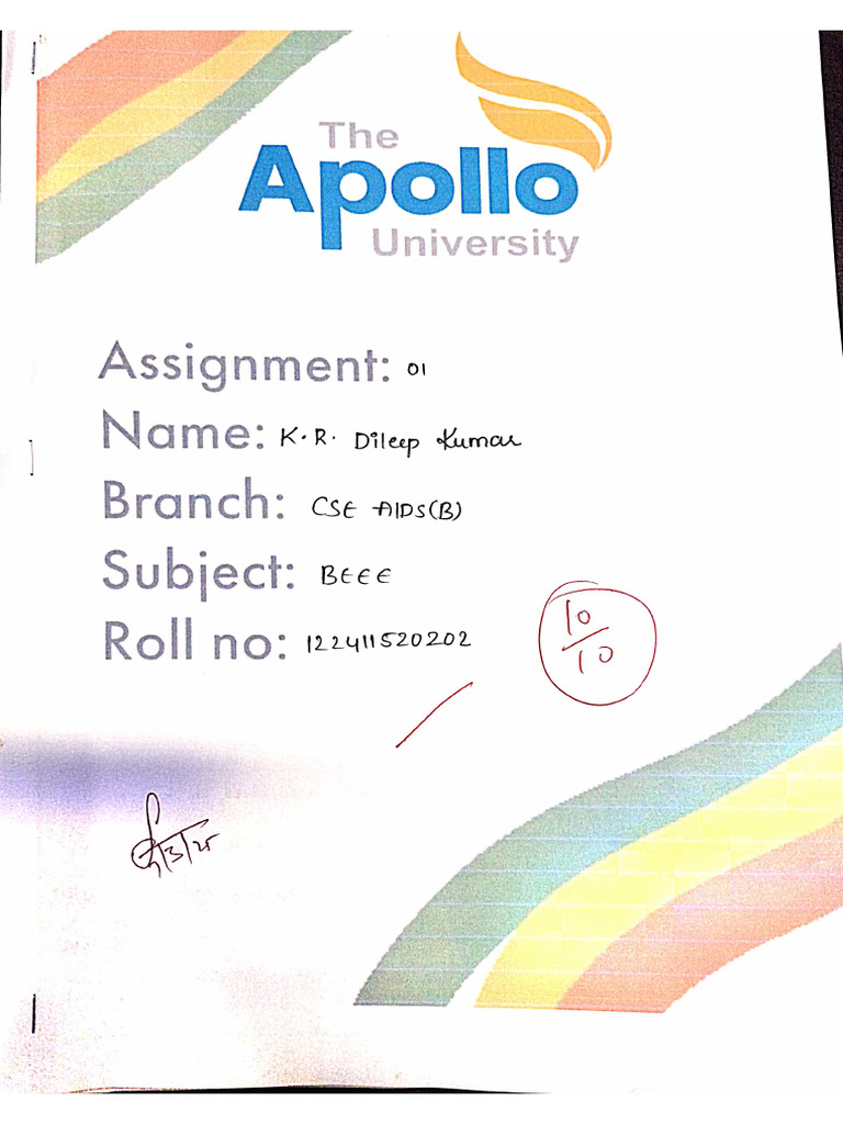 Beee-Assignment-01 - 122411520202 | PDF