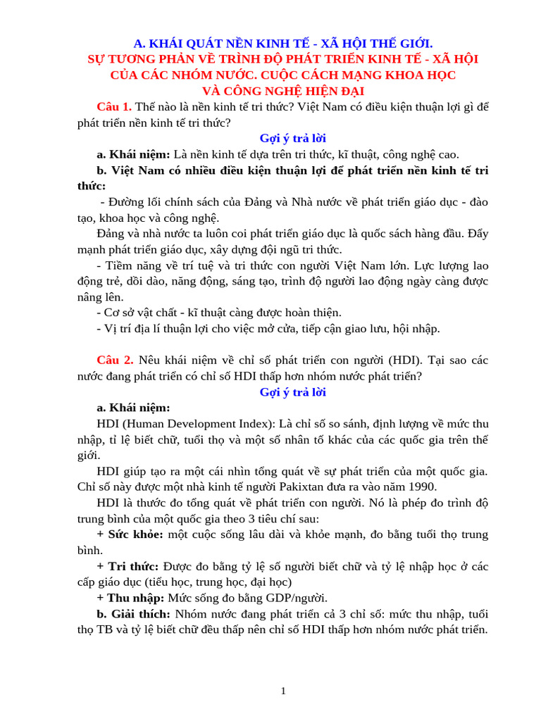 BDHSG ĐỊA LÍ 11 | PDF