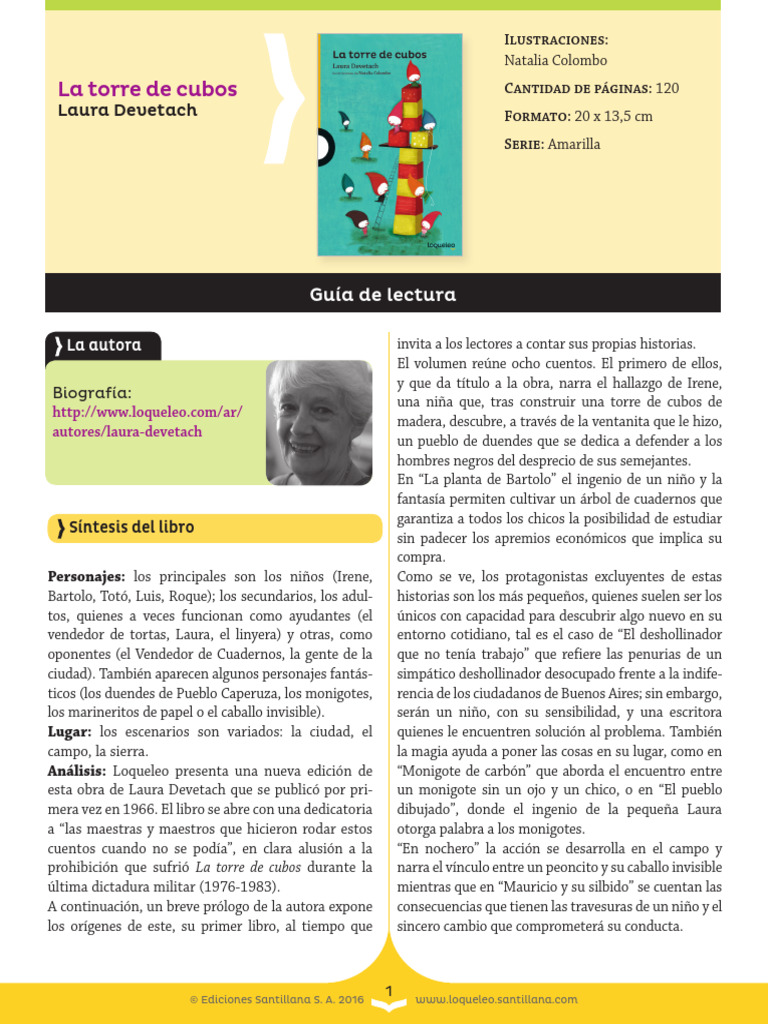 Análisis de "La torre de cubos" | PDF