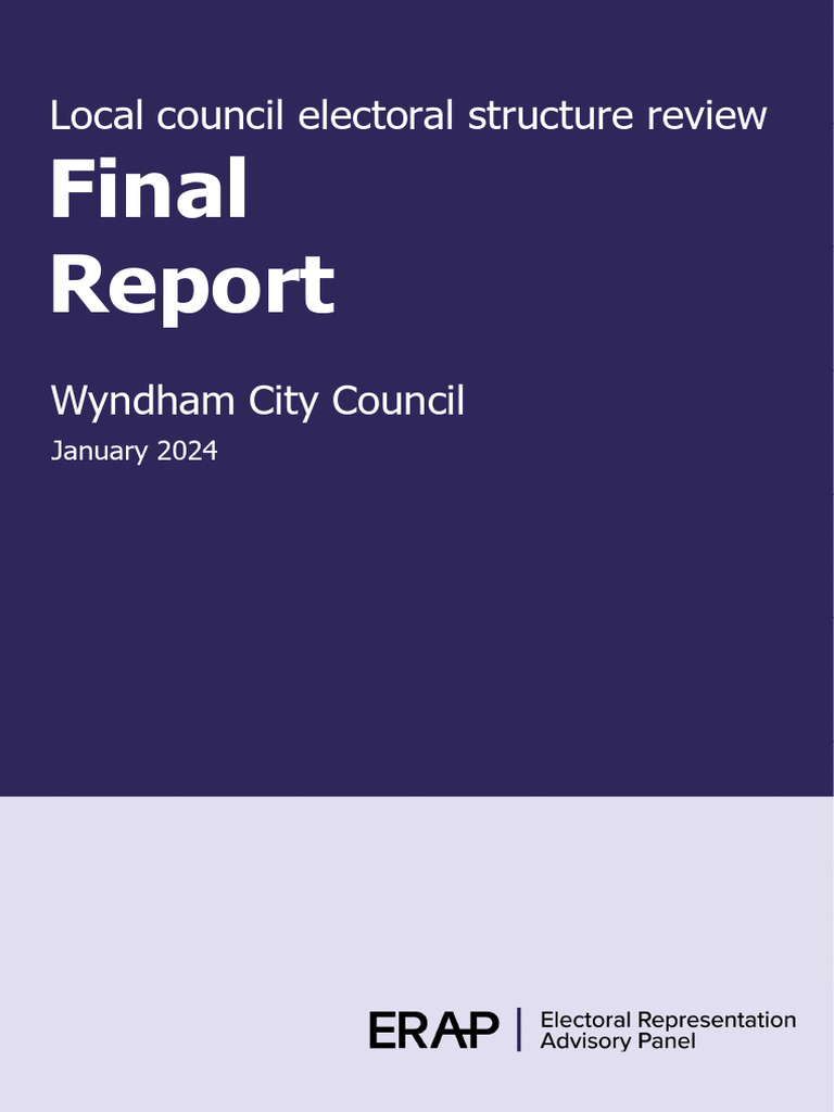 Wyndham City Council Electoral Review Report | PDF