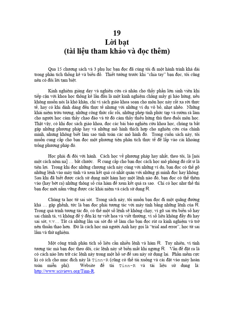 Chuong 19. Tai lieu tham khao va doc them | PDF