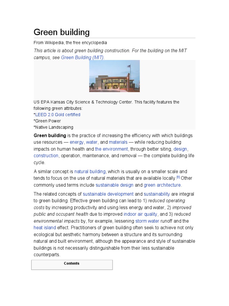 Green Building | PDF | Green Building | Hvac