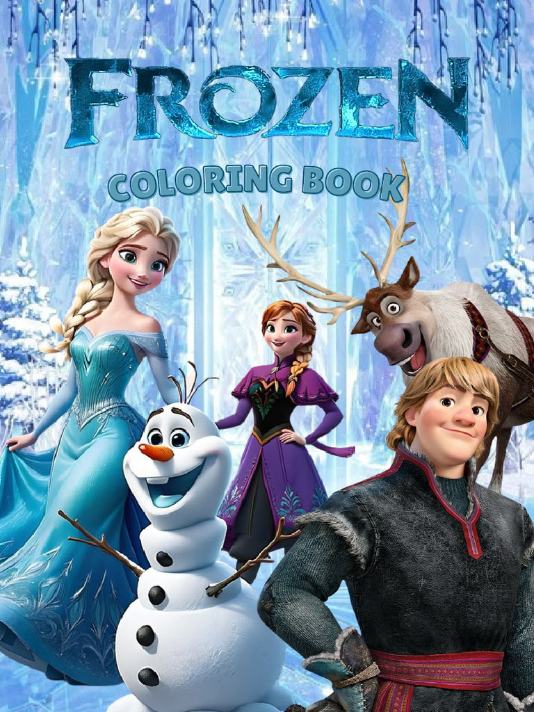 FROZEN coloring book | PDF