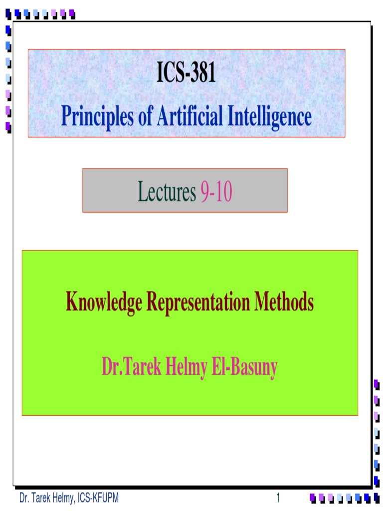 2 Lectures 9-10-Knowledge Representation Methods | PDF | Interpretation (Logic) | Knowledge ...