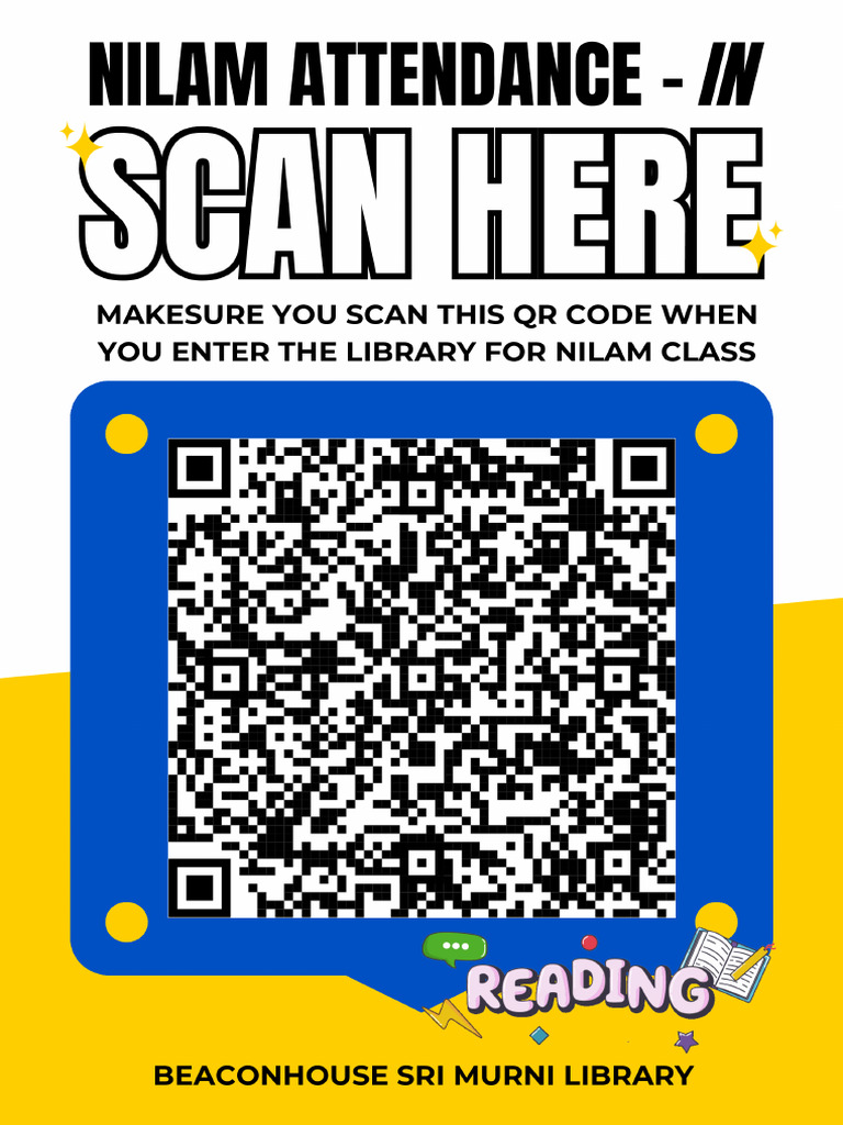 Black and Yellow Modern Scan QR Code Flyer | PDF