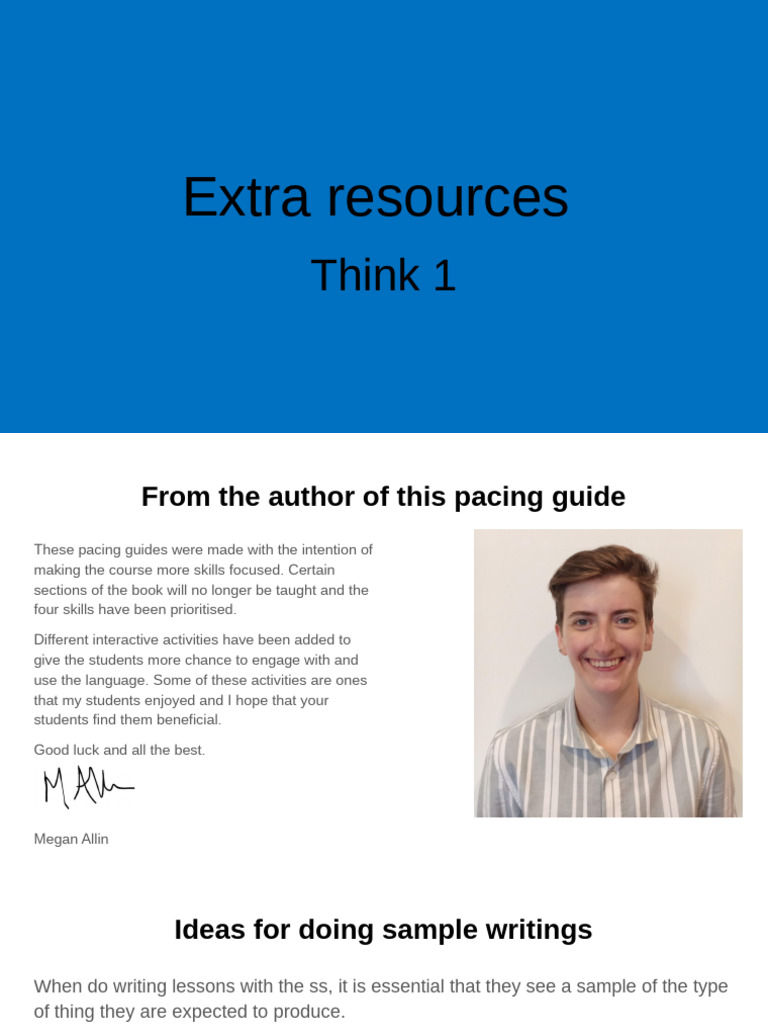 1 Think 1 - Extra Resources | PDF | Linguistics