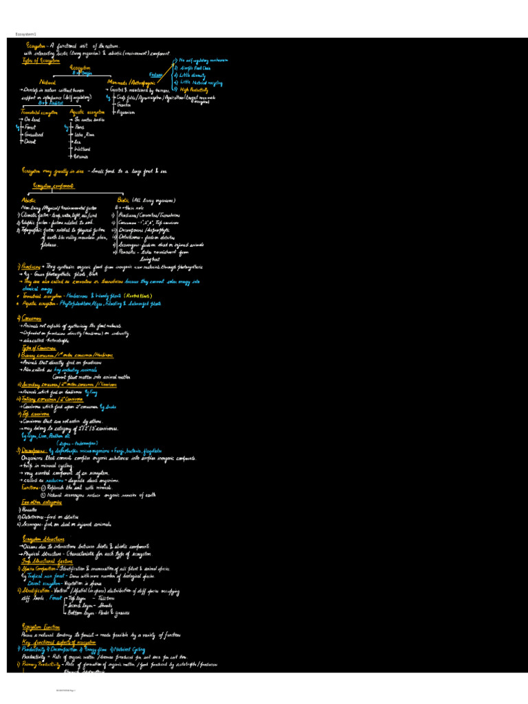 Ecosystem 1 | PDF