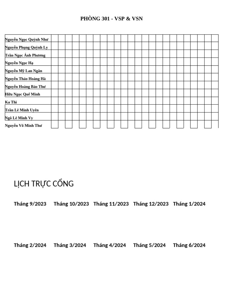 Phòng 301 - VSP & VSN | PDF