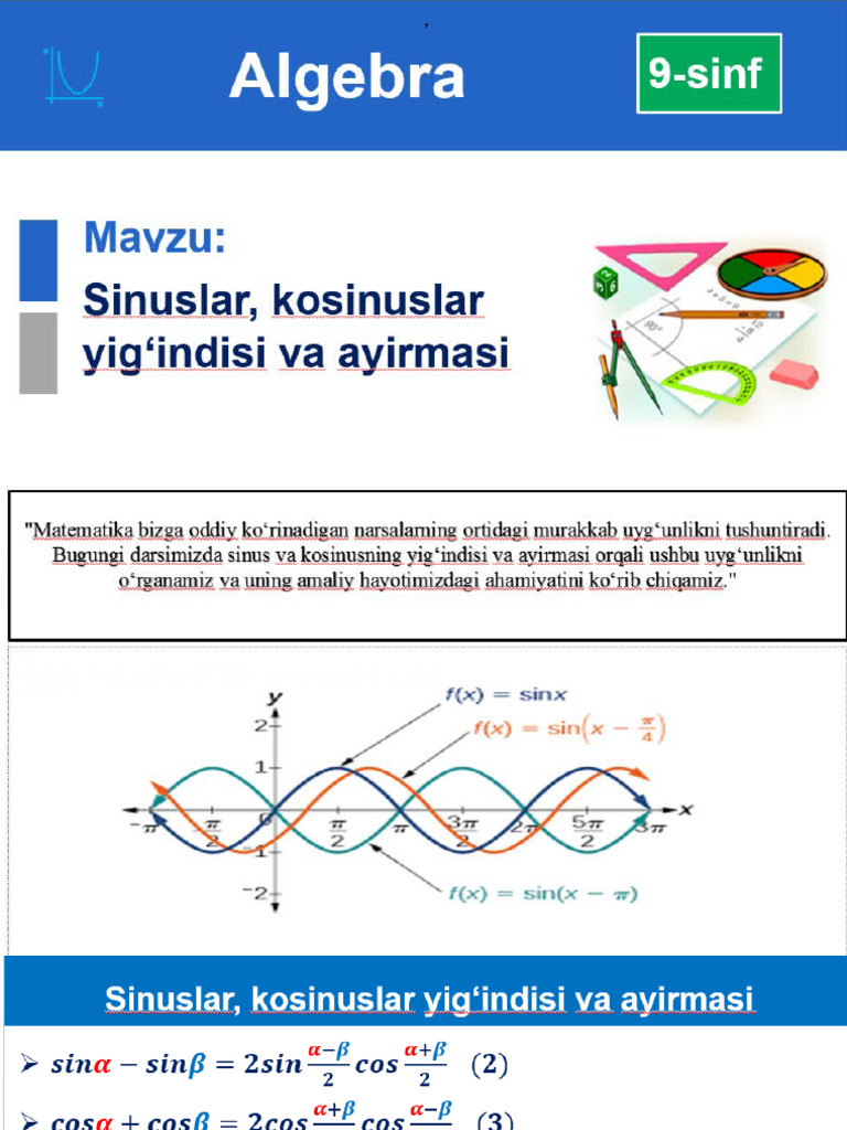Ochiq Dars Uchun | PDF