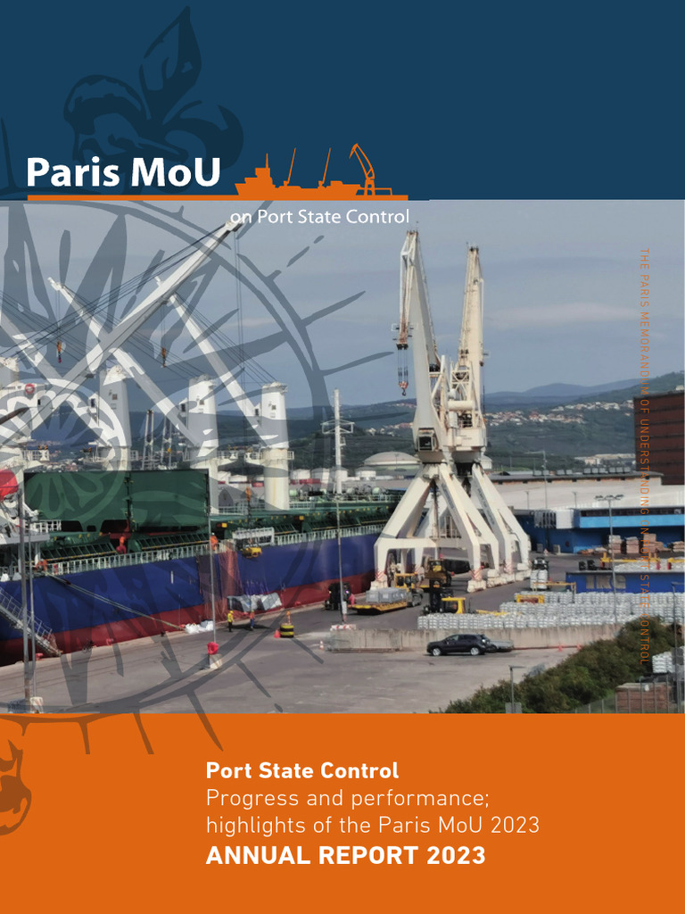 Paris MOU Annual Report 2023 | PDF | Water Transport | Shipping