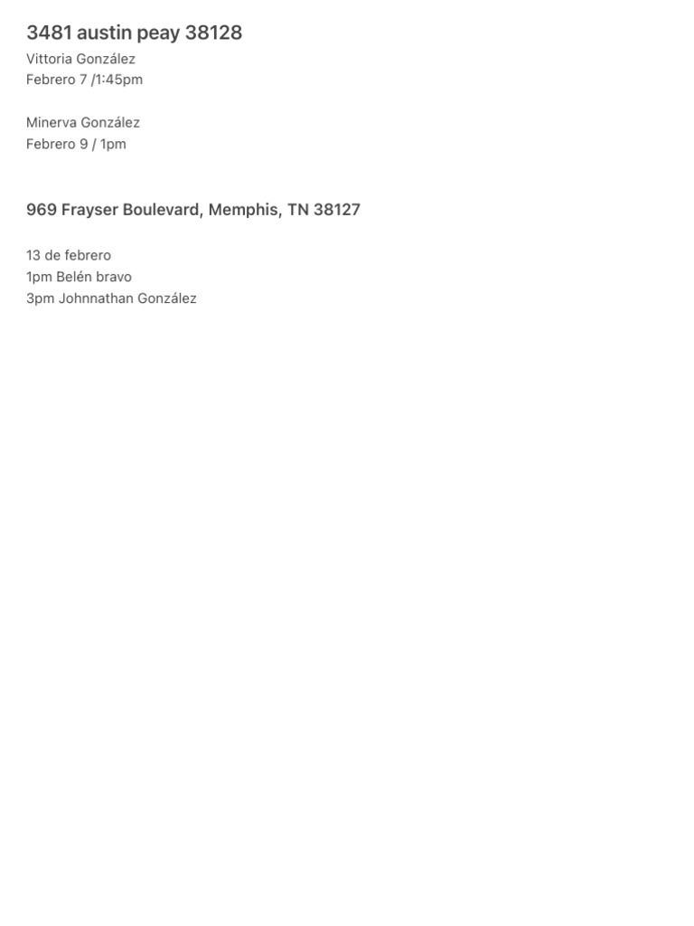 3481 Austin Peay 38128 | PDF