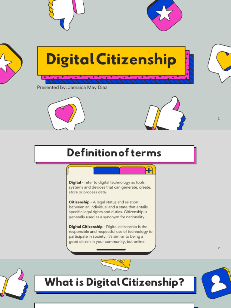 Understanding Digital Citizenship | PDF | Social Psychology | Communication