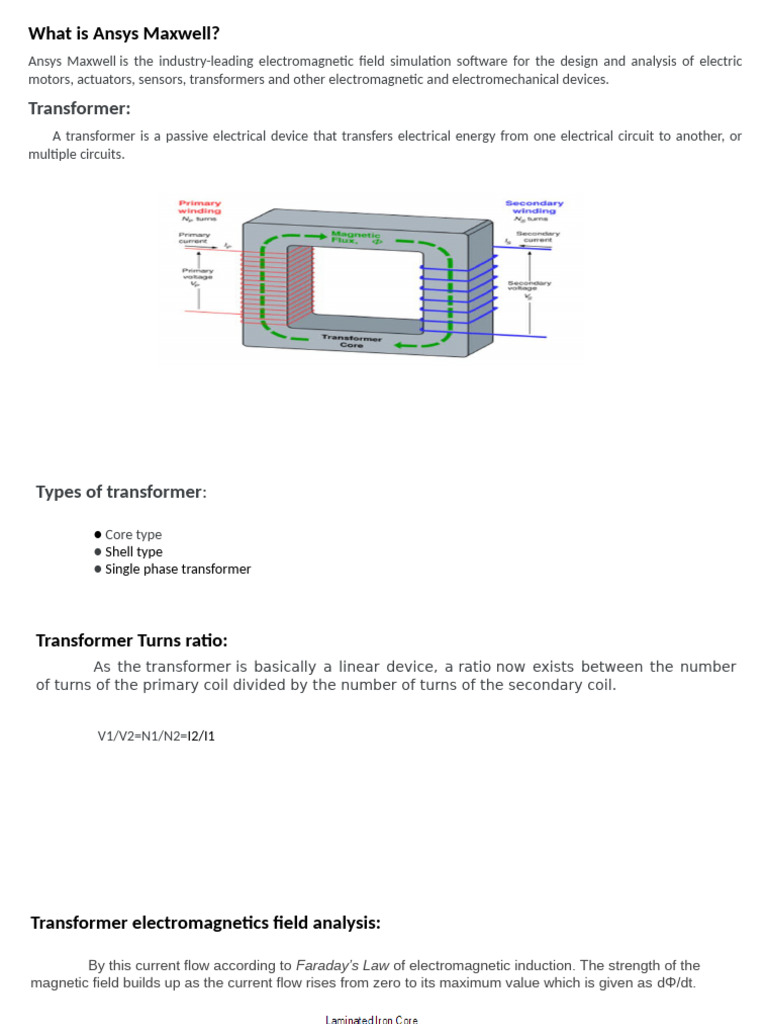 EMD Project Presentation | PDF | Transformer | Inductor