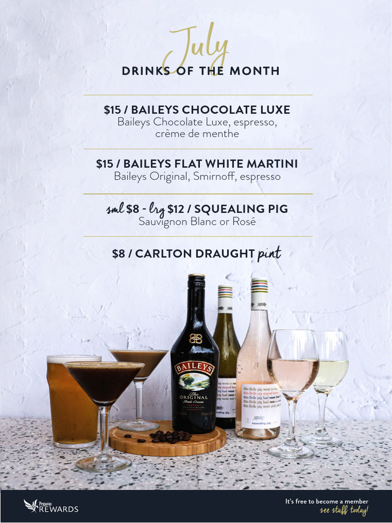 Drinks of The Month - July 2023 - A4 1 | PDF