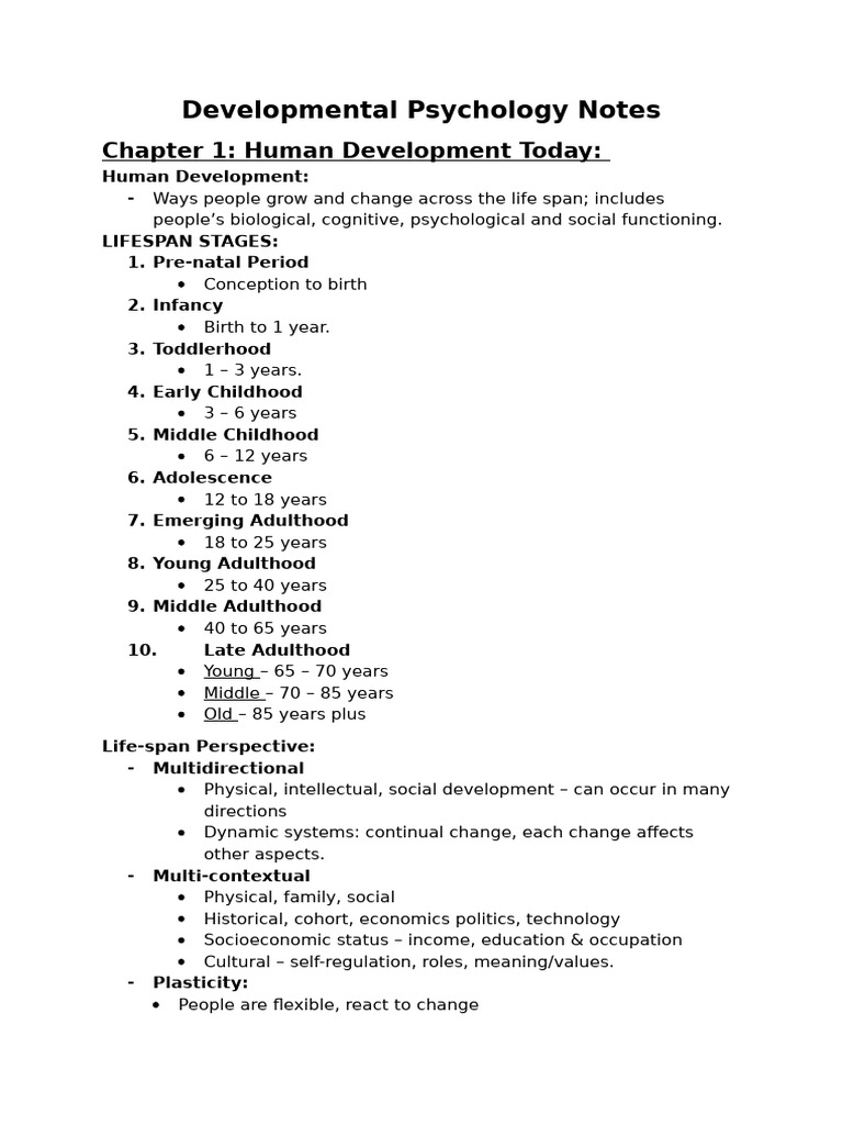 Developmental Psychology | PDF | Prenatal Development | Pregnancy