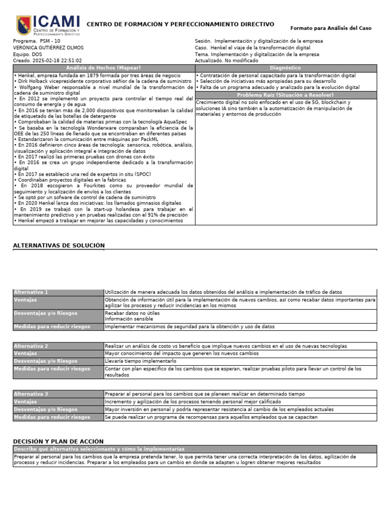 Henkel El Viaje de La Transformacin Digital 20250218 225106 | PDF ...