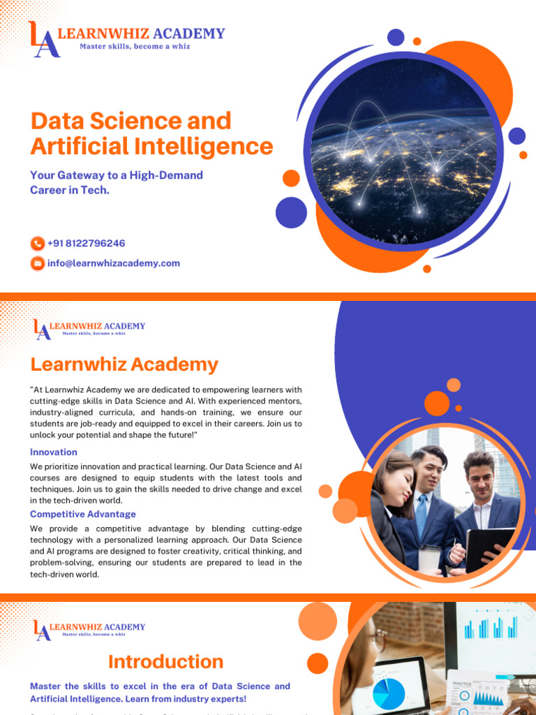 LA - Data Science and AI Brochure | PDF | Artificial Intelligence ...