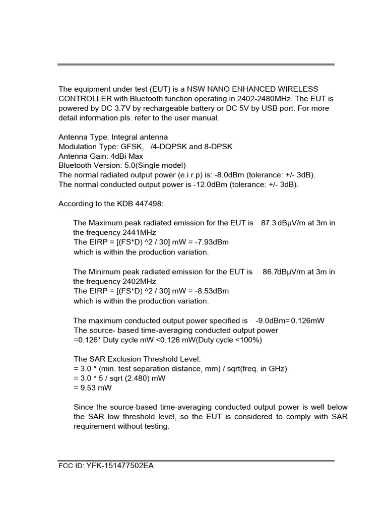 1516711-02 INTERTEK RF Exposure SAR Report | PDF
