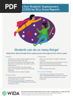 WIDA MODEL Score Report Guide K-12 | PDF | Fluency | Linguistics