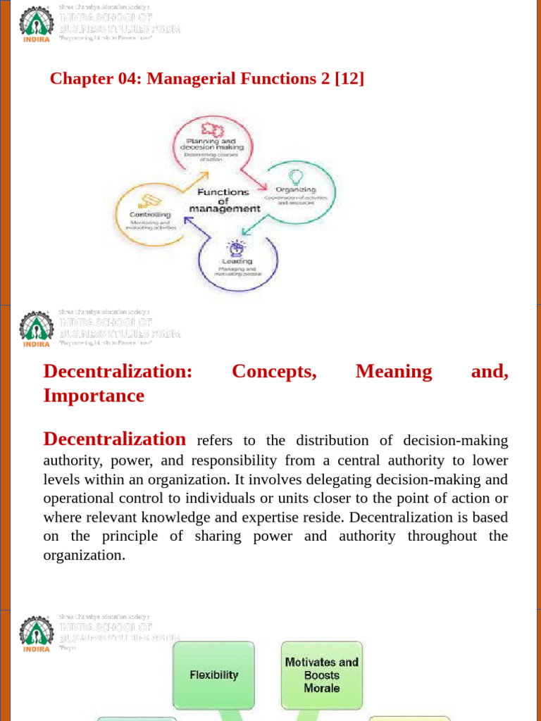 Decentralization and Decision-Making Insights | PDF | Decision Making | Motivation