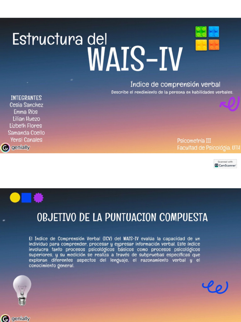 Wais Iv - Icv | PDF