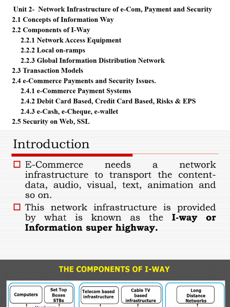 e-Commerce Network Infrastructure Overview | PDF