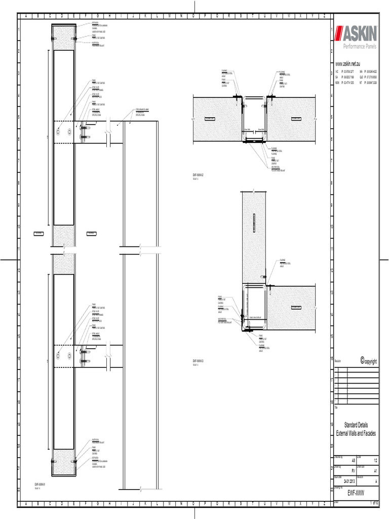 Wall Connection Details | PDF | Building Technology | Materials