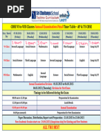 Annual Exam 2024-25 Time Table | PDF