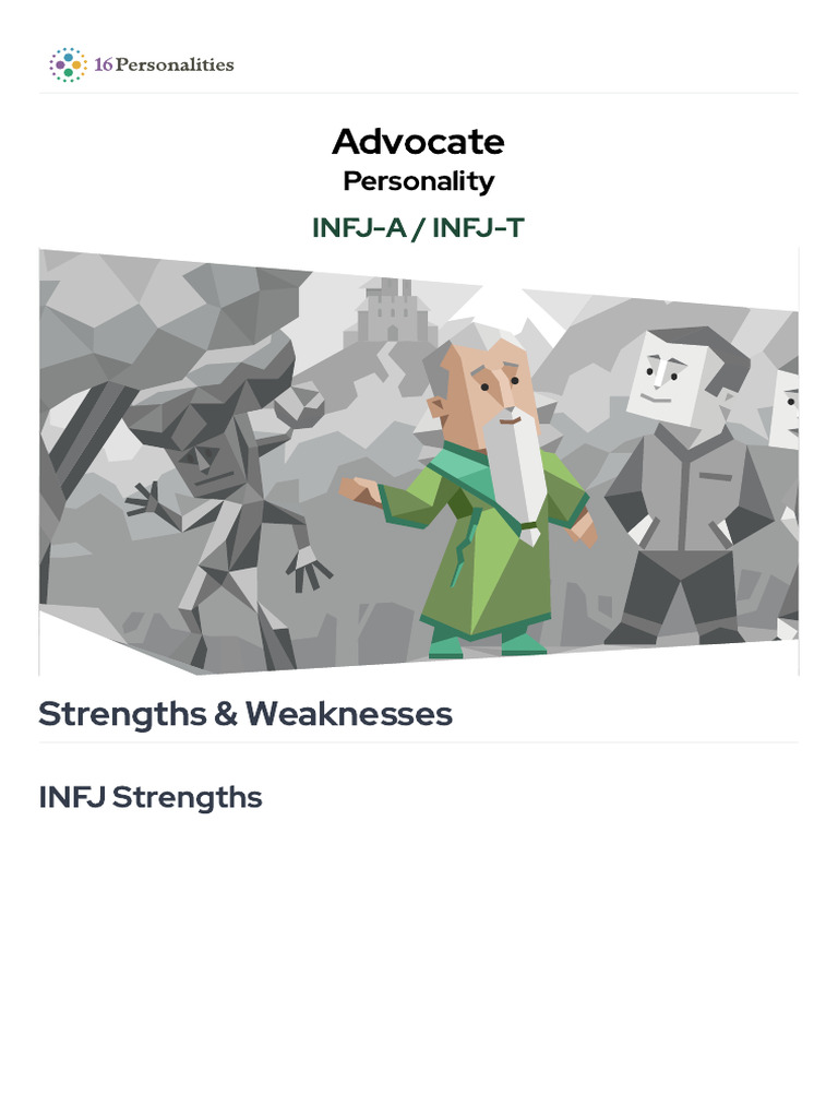 Strengths_&_Weaknesses_INFJ_Personality_Advocate_16Personalities | PDF | Psychology ...
