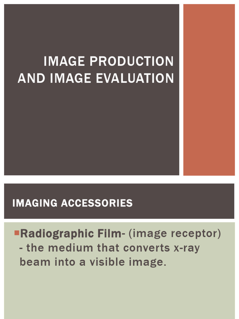 Radiographic Film and IS - Student 2 | PDF | X Ray | Silver