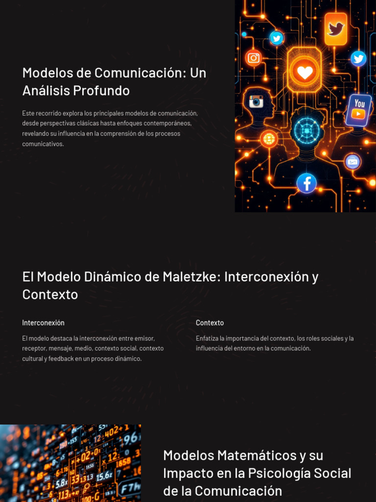 Modelos de Comunicacion Un Analisis Profundo | PDF | Comunicación ...