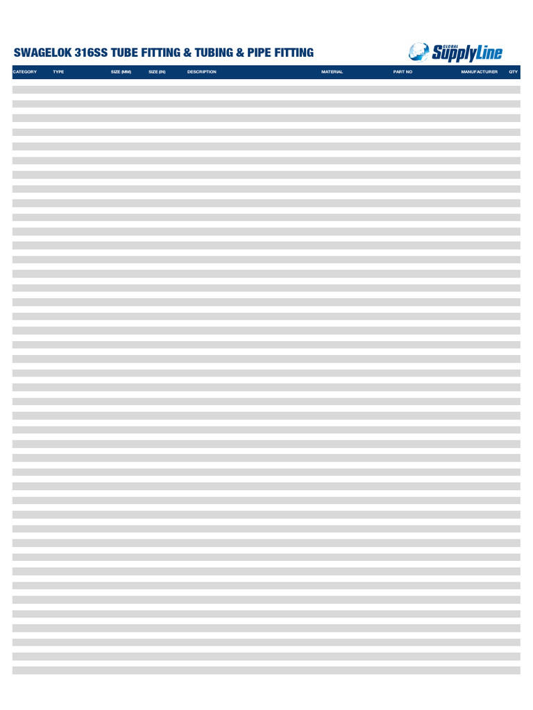 Stainless Compression Tube | PDF | Pipe (Fluid Conveyance) | Machining