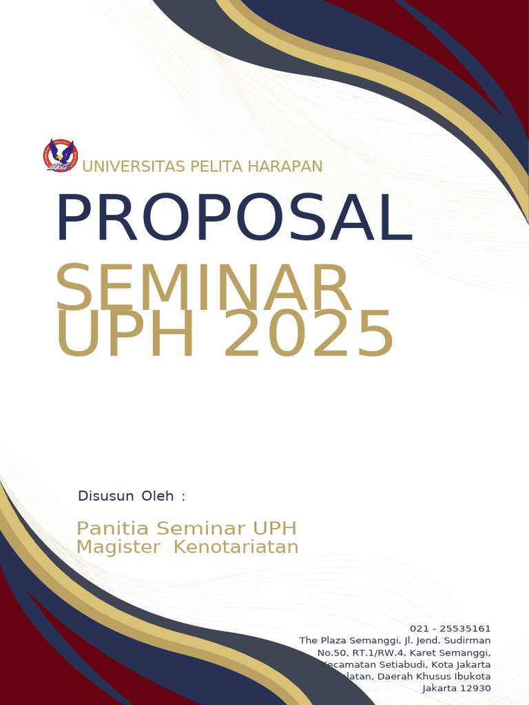 100325 - (Rev) PROPOSAL SEMINAR HKI WEEKEND[1] | PDF