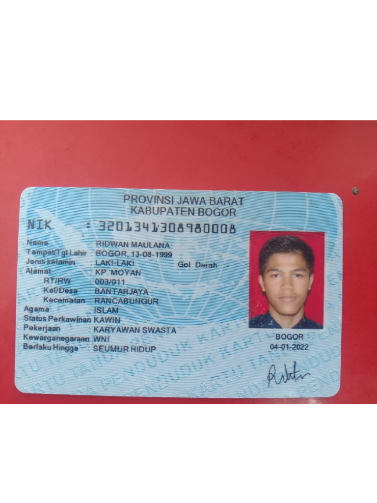 Form Data Diri Dan KTP - 20250305 - 110011 - 0000 | PDF