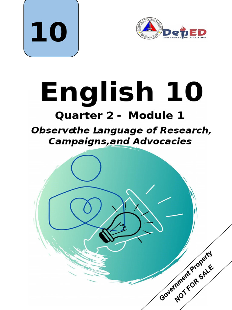 Quarter 2 Module 1 | PDF | Jargon | Communication